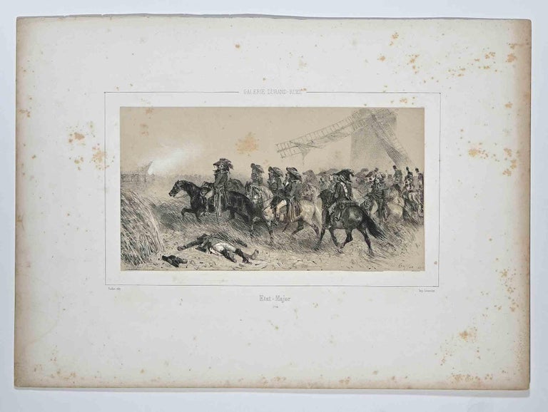 Denis Auguste Marie Raffet - State Major - Original Lithograph by Denis ...