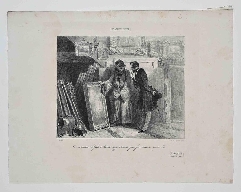 Denis Auguste Marie Raffet - The Artist - Original Lithograph by Denis ...