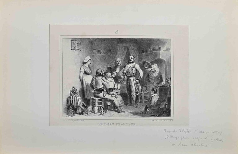 Denis Auguste Marie Raffet - The Beautiful Singer - Original ...