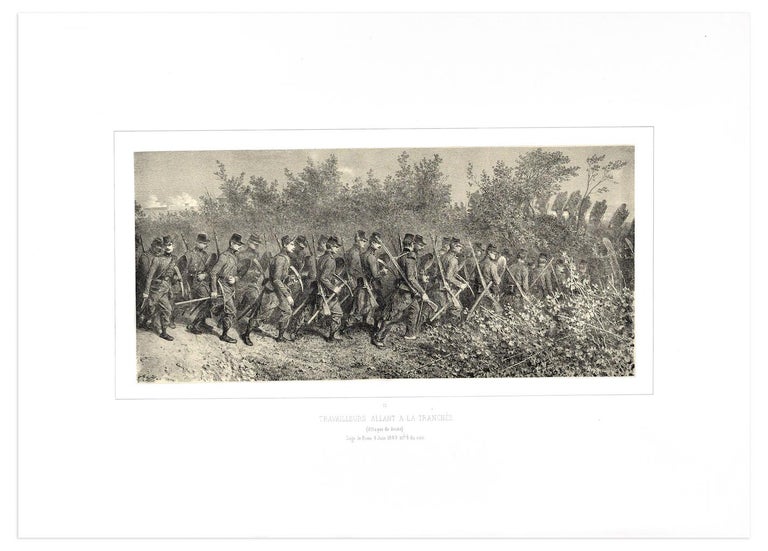 Denis Auguste Marie Raffet - Workers - Original Lithograph by Denis ...