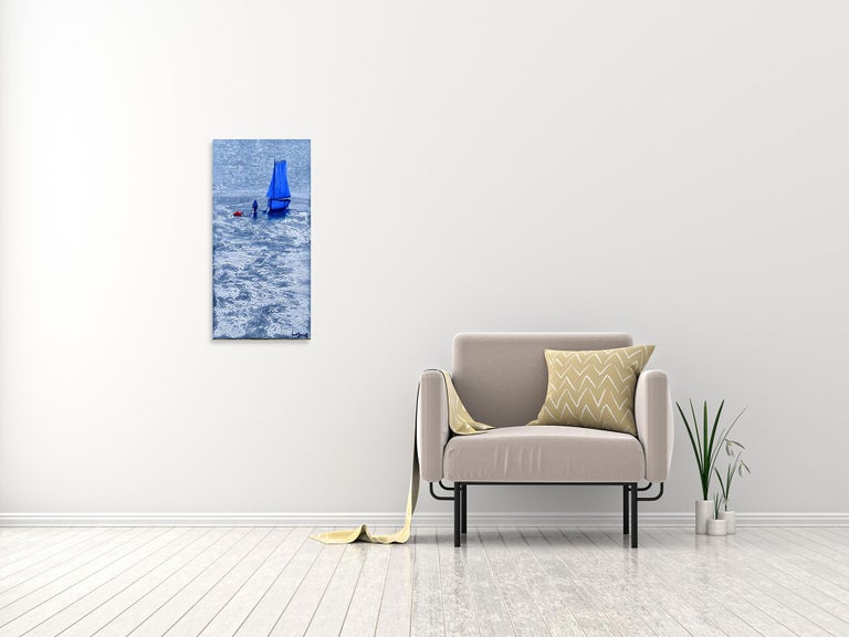 Denis Lebecq - Gelure - Boats In The Ocean Painting by Denis Lebecqs ...
