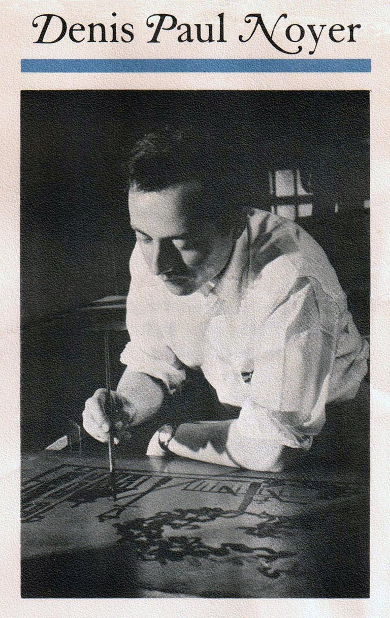 Denis Paul Noyer - "Petit Port" (Villefranche) Oil Painting on Canvas ...