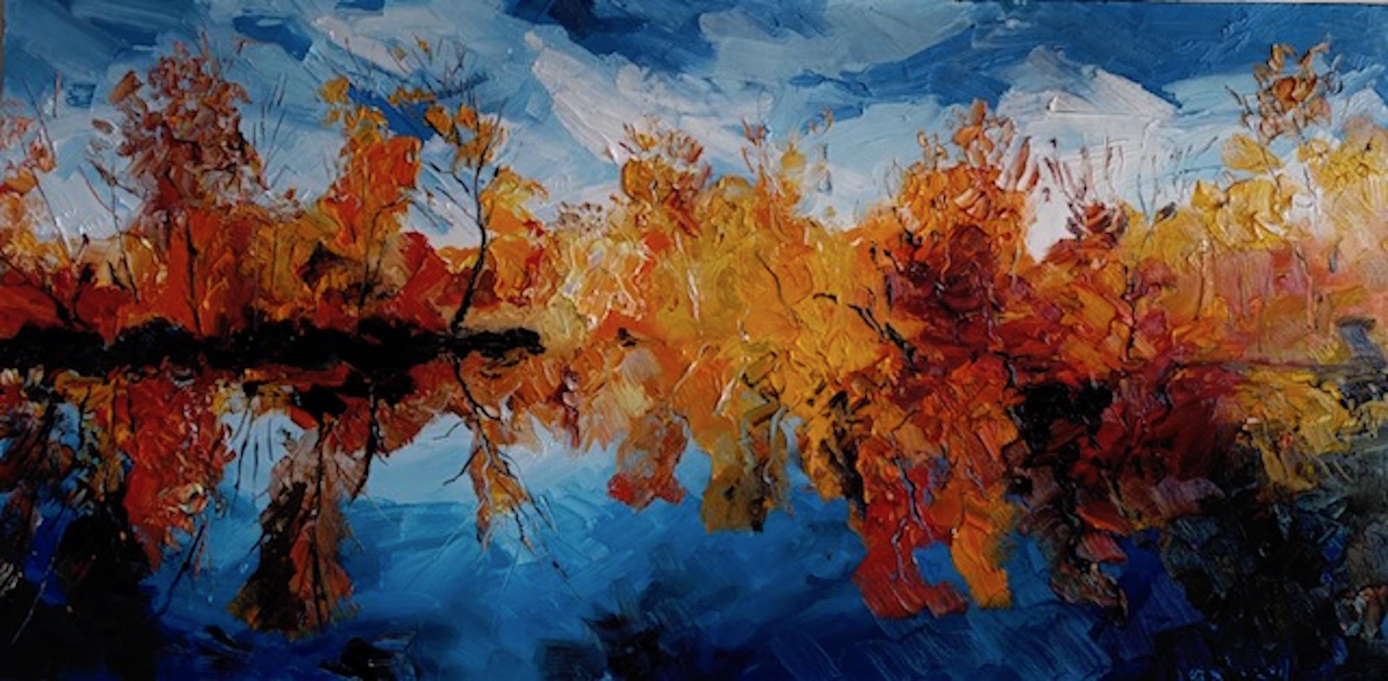 Denis Ribas - Paese della Camargue - Impasto di pittura ad olio ...