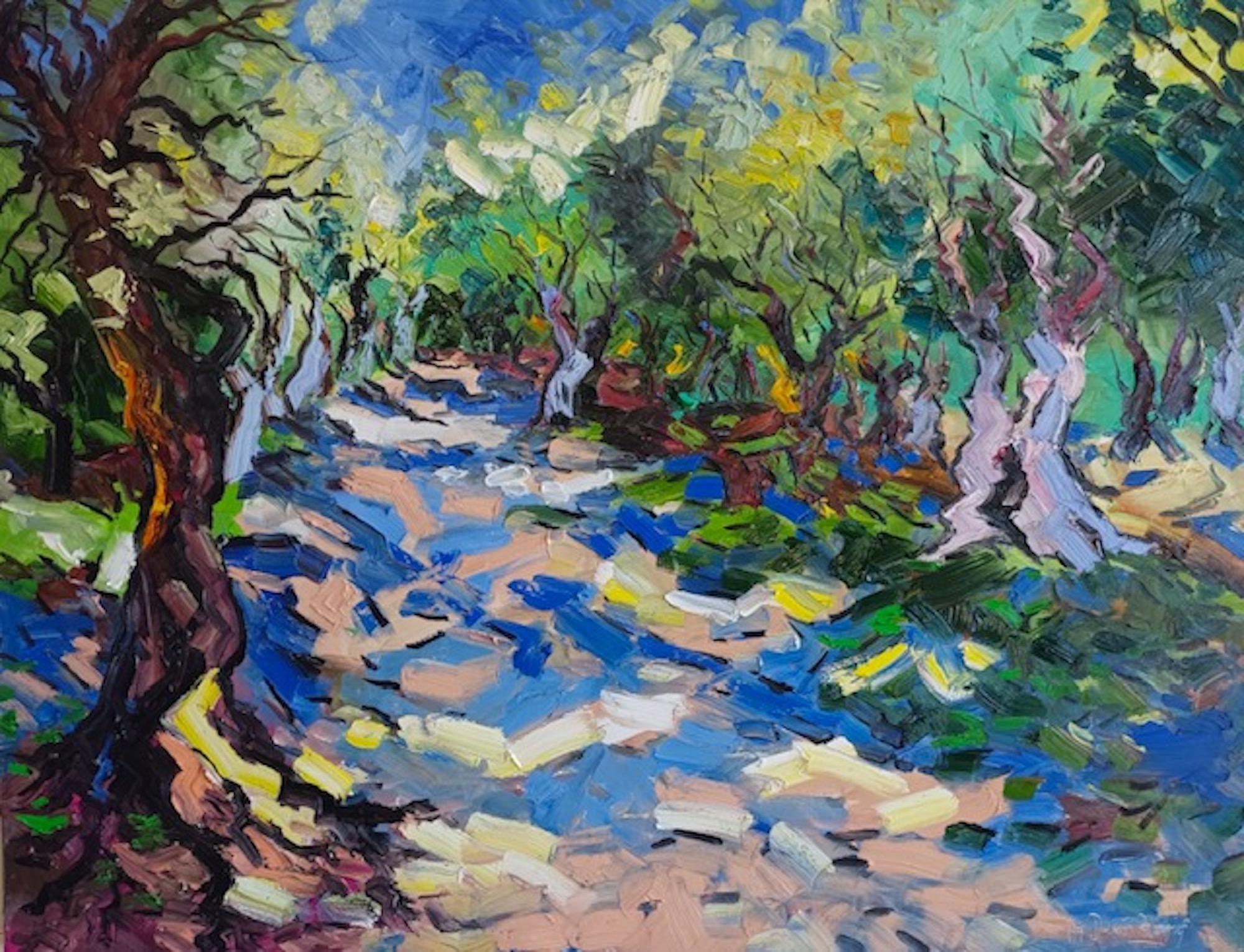 Denis Ribas - Oliver Trees - pintura impresionista paisaje natural ...
