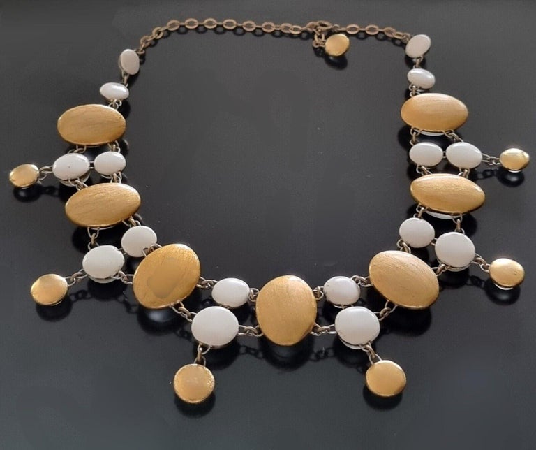 DENISE GATARD, COLLIER vintage, céramique, moderniste Française For ...