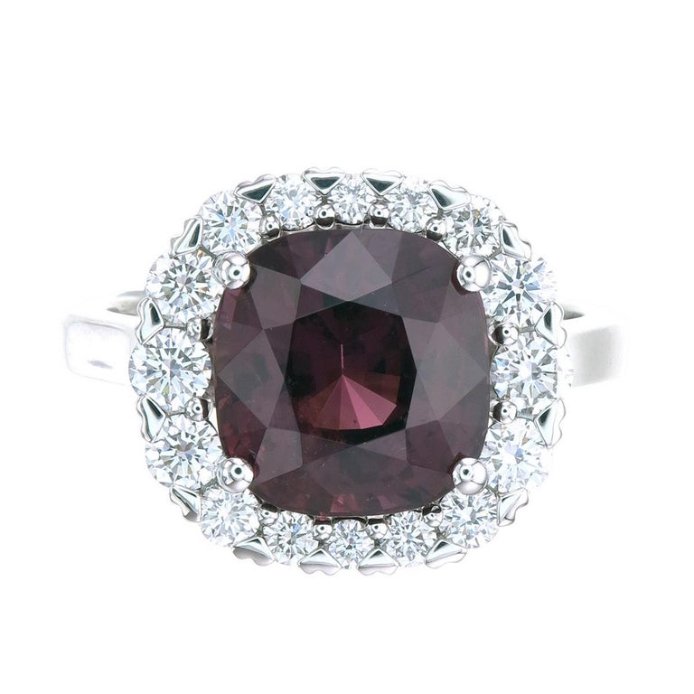 Orloff of Denmark, 5.19 Carat, Floral Crown, Red Spinel Diamond ...