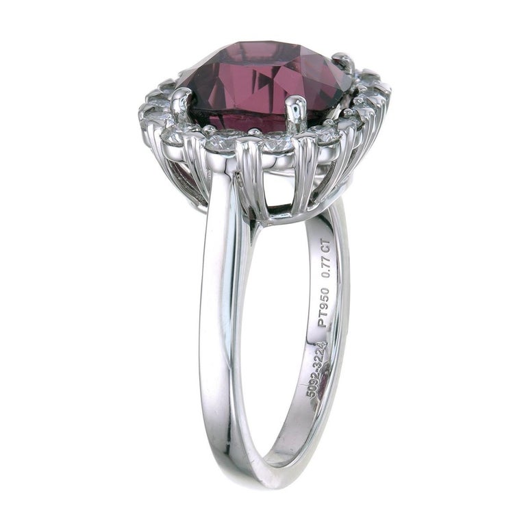 Orloff of Denmark, 5.19 Carat, Floral Crown, Red Spinel Diamond ...