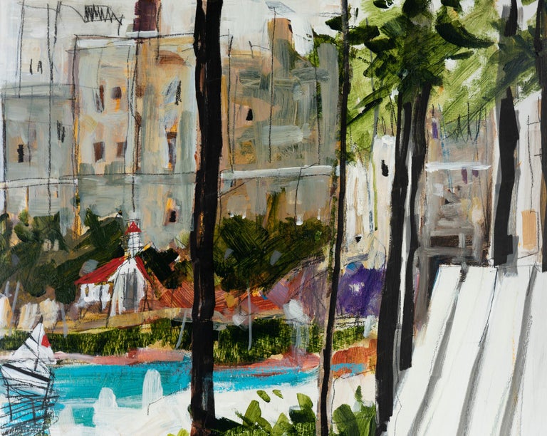 Dennis Campay - "The Hideaway" Playful Vibrant Outdoor Scene with ...