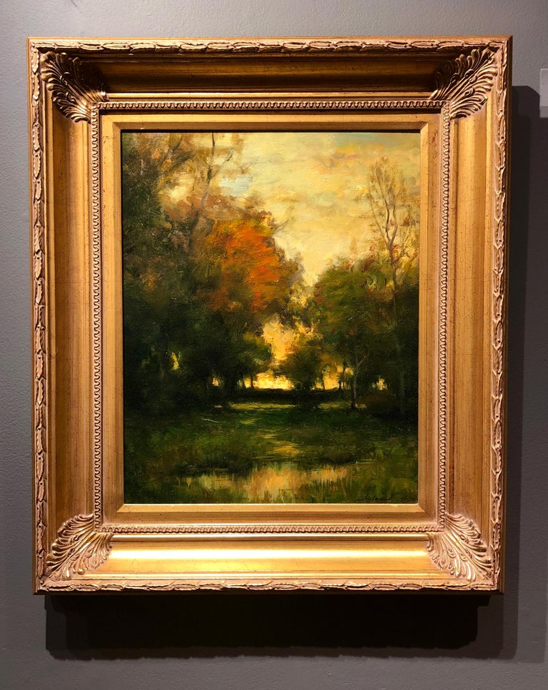 Dennis Sheehan - Dennis Sheehan, "Fall Hues", Moody Tonalist Landscape ...