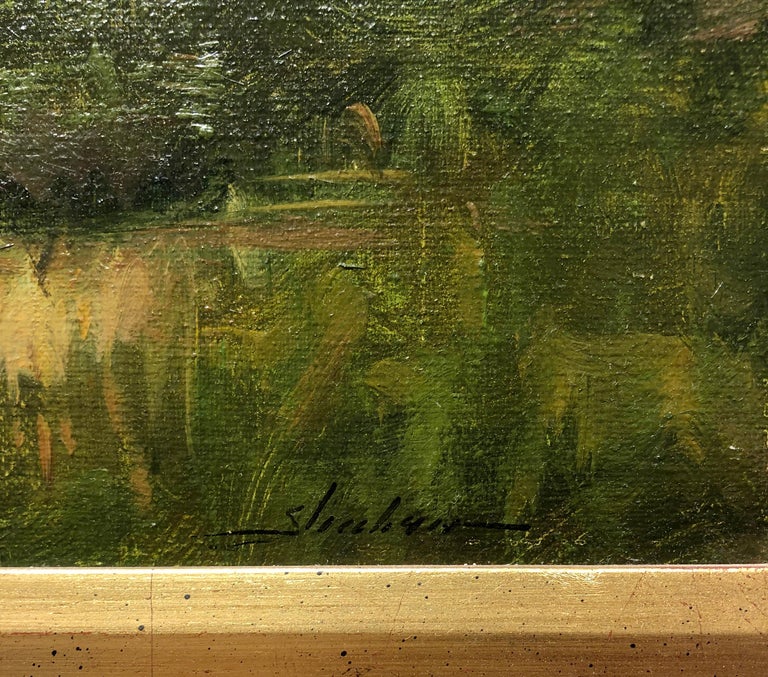 Dennis Sheehan - Dennis Sheehan, "Fall Hues", Moody Tonalist Landscape ...