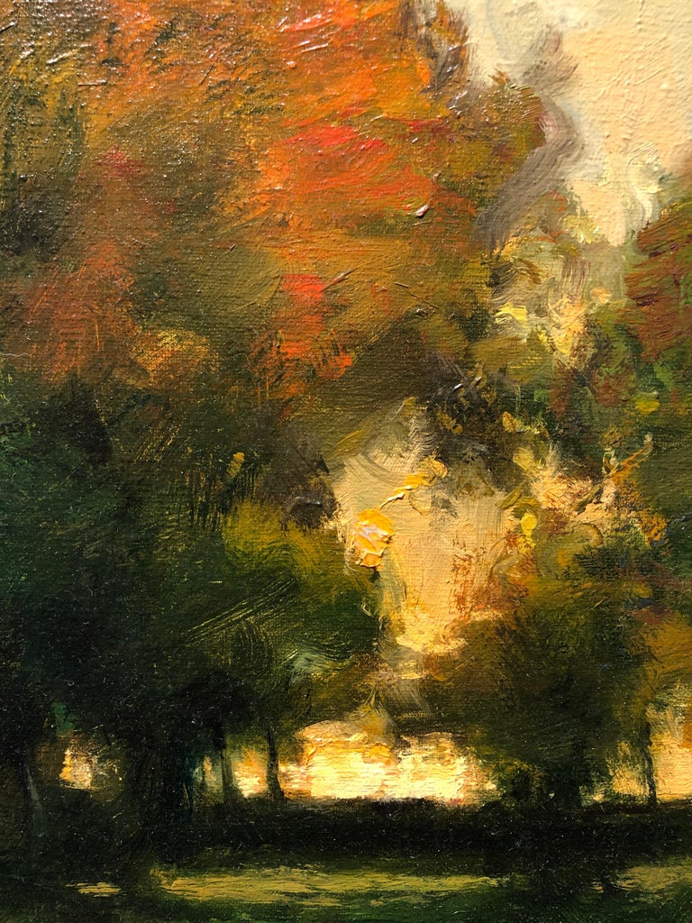 Dennis Sheehan - Dennis Sheehan, "Fall Hues", Moody Tonalist Landscape ...