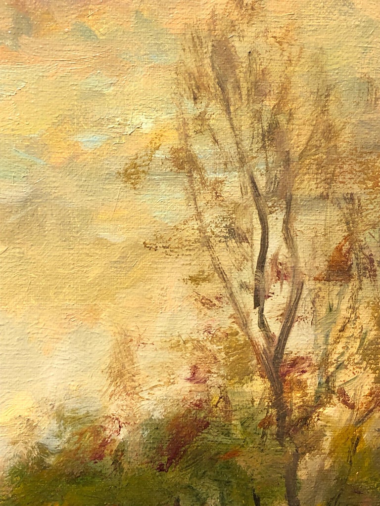 Dennis Sheehan - Dennis Sheehan, "Fall Hues", Moody Tonalist Landscape ...