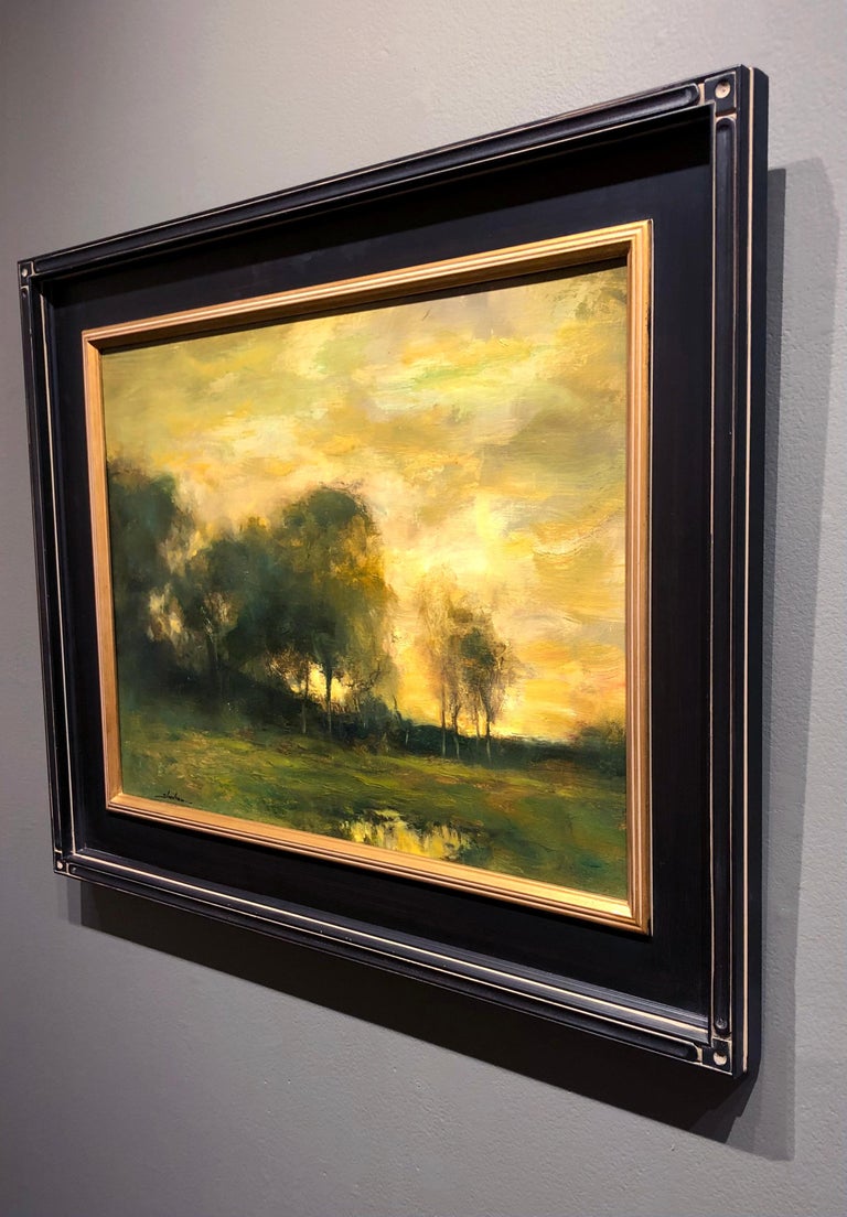 Dennis Sheehan - Dennis Sheehan, "Glowing Hedgerow", Moody Tonalist ...