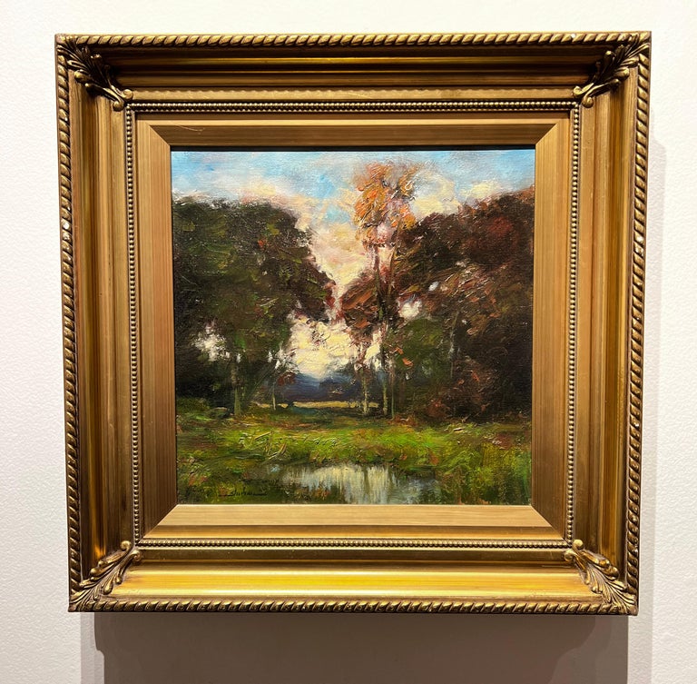 Dennis Sheehan - Dennis Sheehan, "Mid Fall" 12x12 Tonalist Tree ...