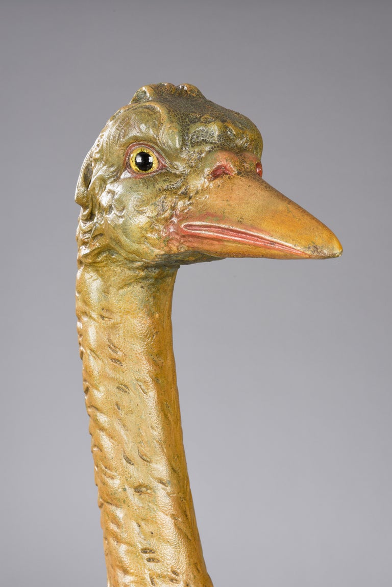 Dentzel Carved Ostrich Carousel Animal For Sale at 1stDibs
