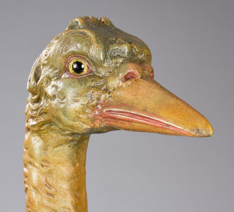 Dentzel Carved Ostrich Carousel Animal For Sale at 1stDibs