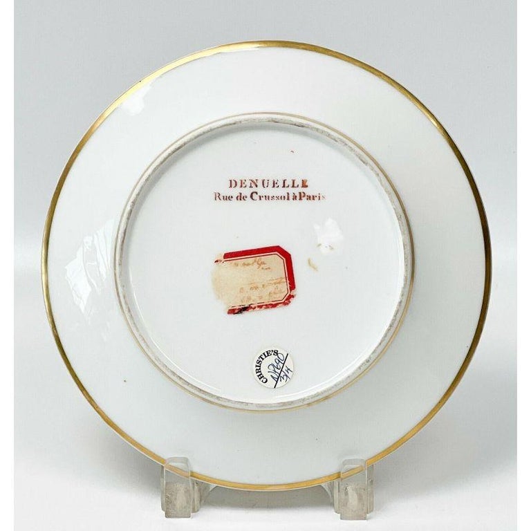 Denuelle France Hand Painted Porcelain Portrait Plate Judaica Aaron the ...