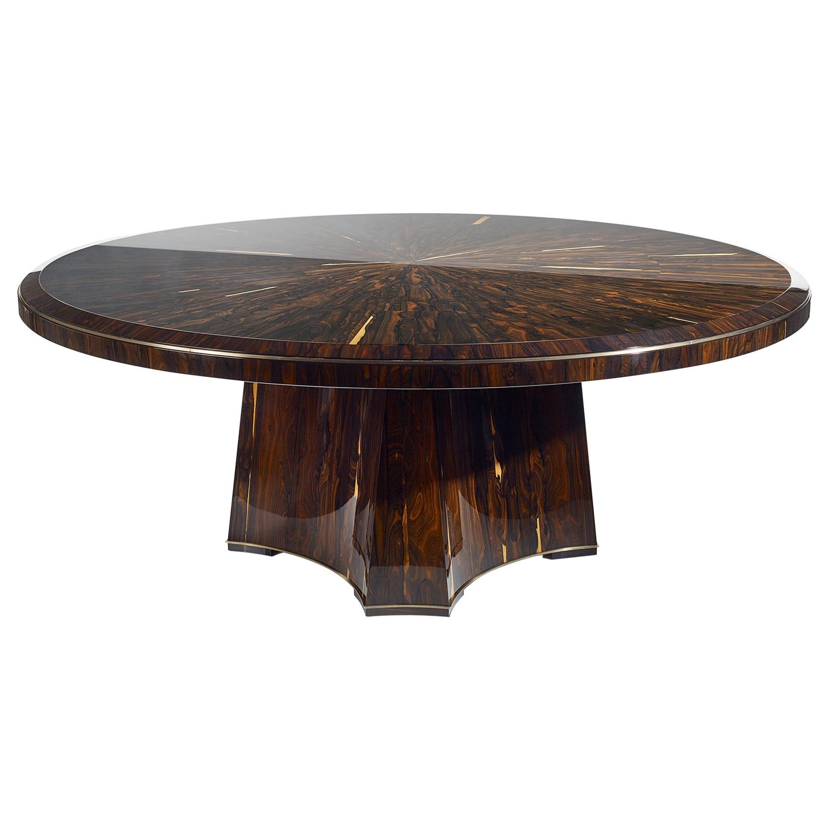 Deposit 2 - Ziricote Dining Table For Sale at 1stDibs