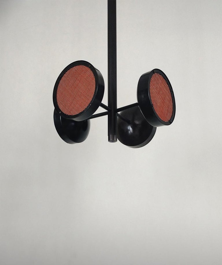 DEQU, Solid Brass and Copper Customizable Chandelier by Candas Design For Sale at 1stDibs