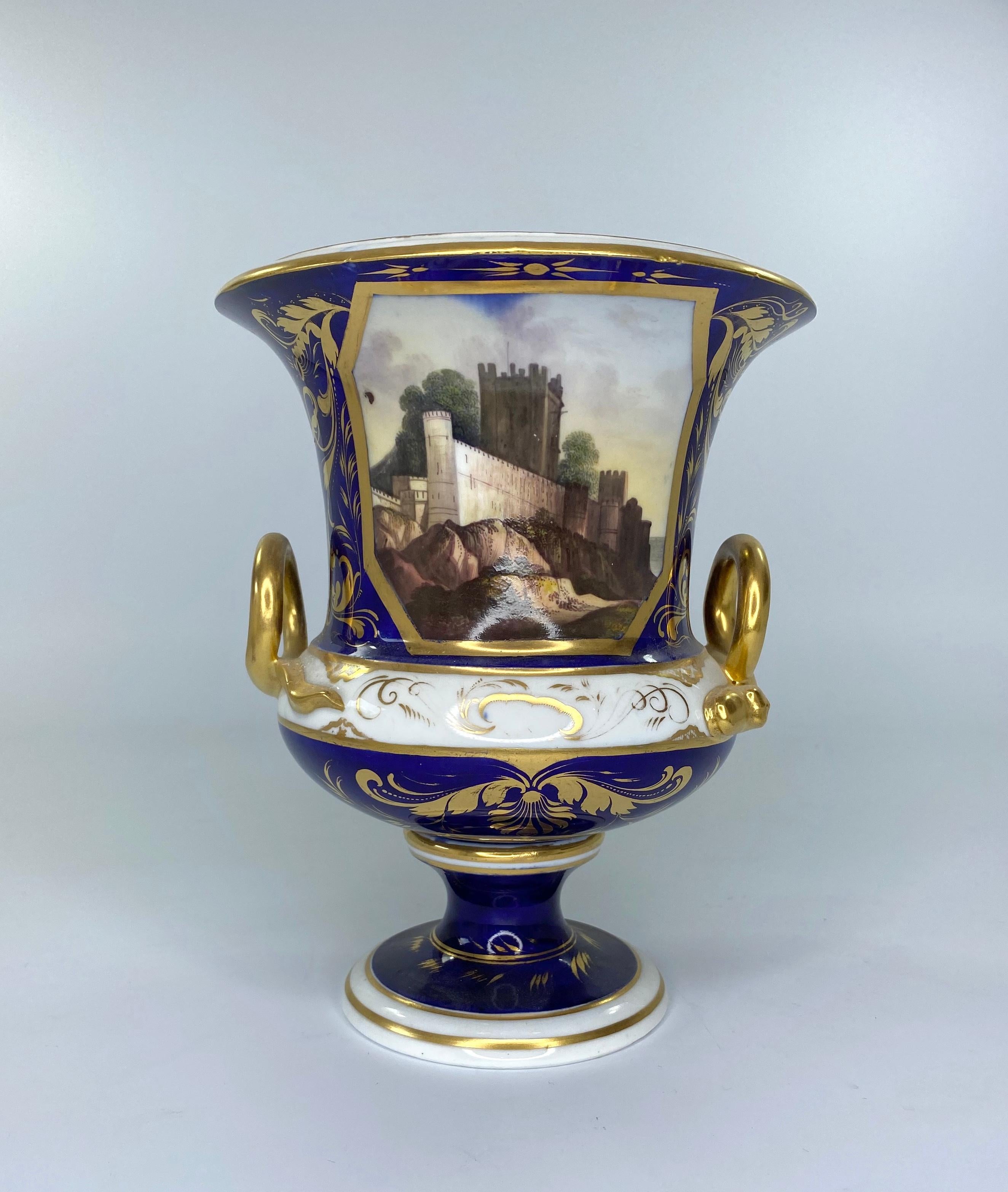 Derby Porcelain Garniture, Bloor Period, circa 1830 at 1stDibs