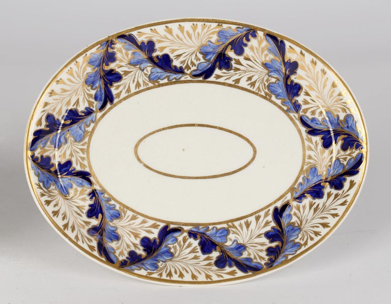 Derby Porcelain Works Leaf Pattern Lidded Sucrier and Stand For Sale at ...