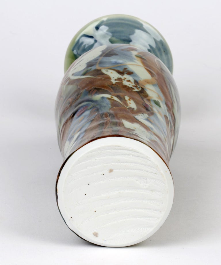 Derek Clarkson Attributed Large Abstract Glazed Porcelain Studio ...