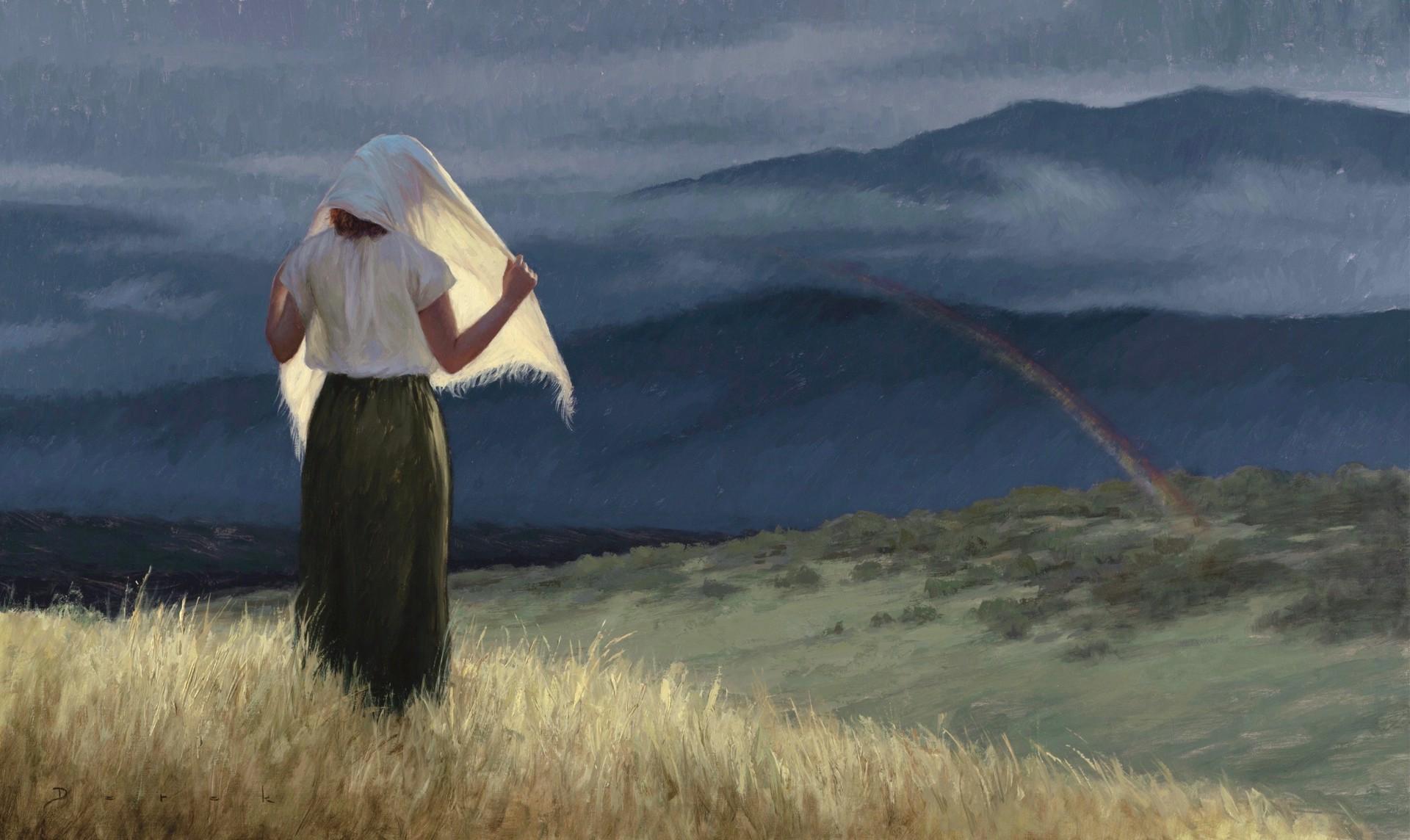 Derek Harrison - Serene, Oil painting at 1stDibs