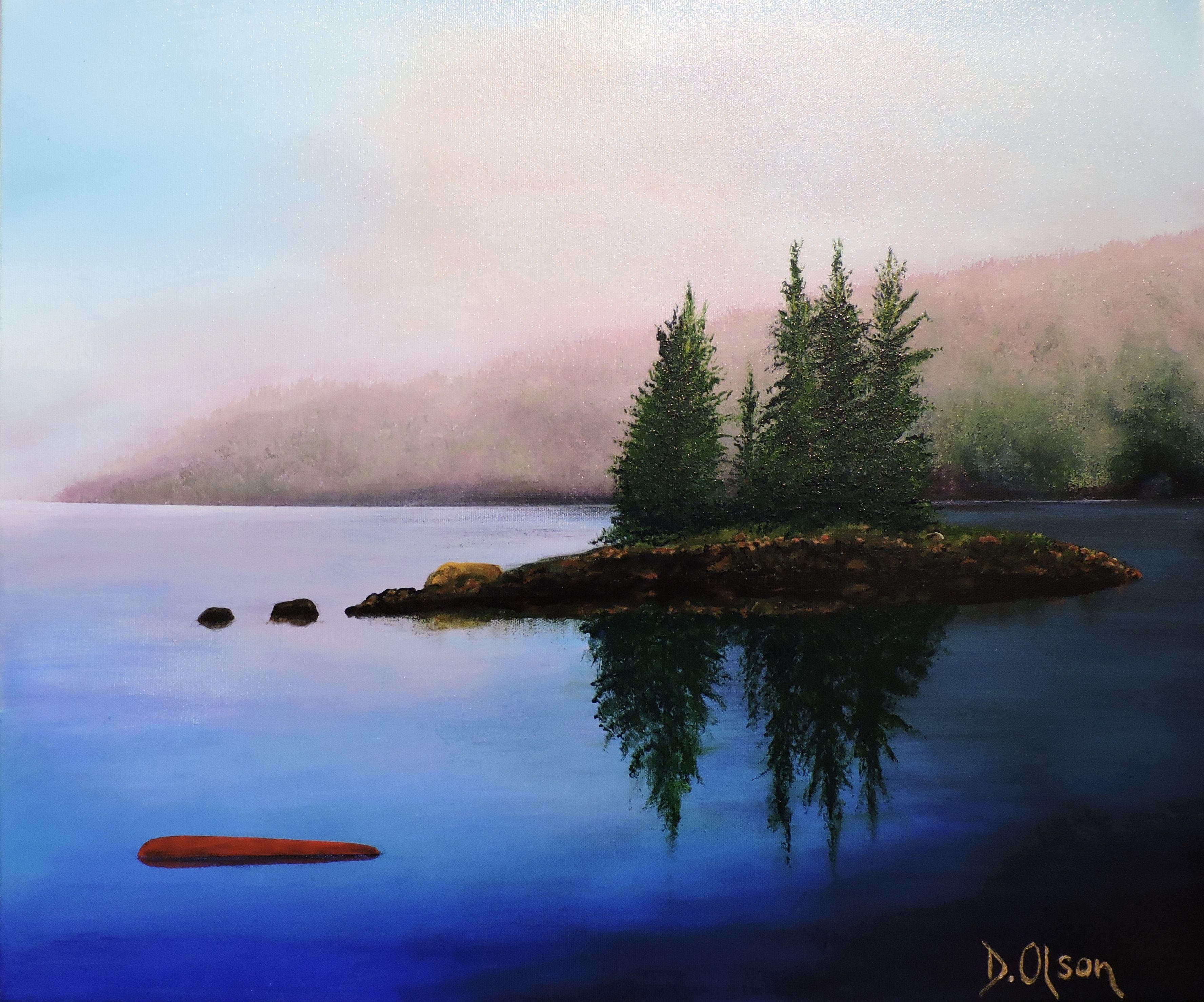 Derek Olson - The Duet, Painting, Acrylic on Canvas For Sale at 1stDibs