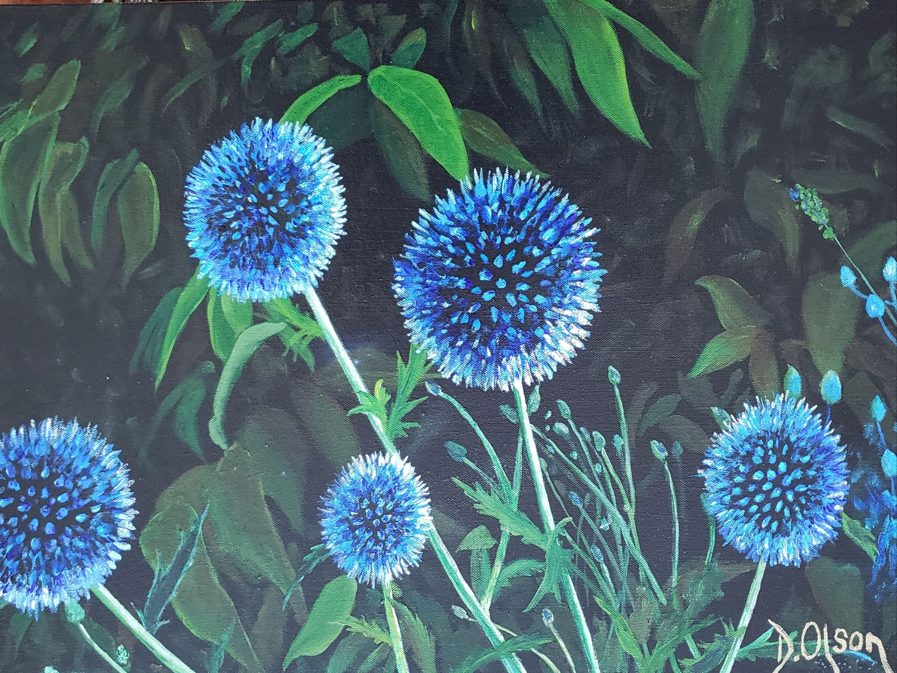 Derek Olson - ' From Crimson To Clover ', Painting, Acrylic on Canvas ...