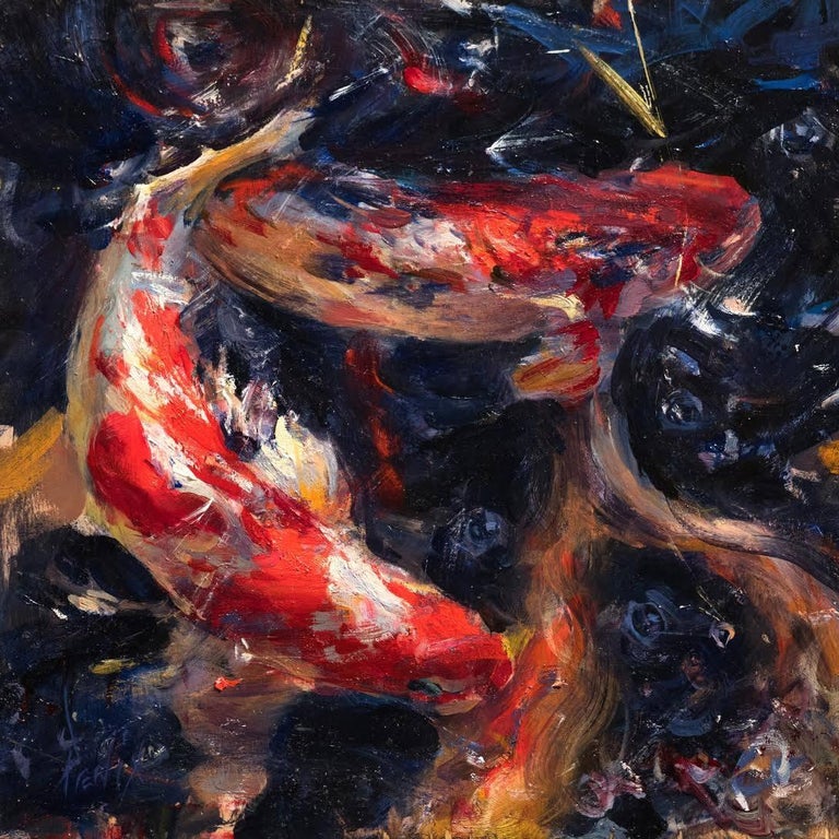 Derek Penix - Splashing Koi at 1stDibs
