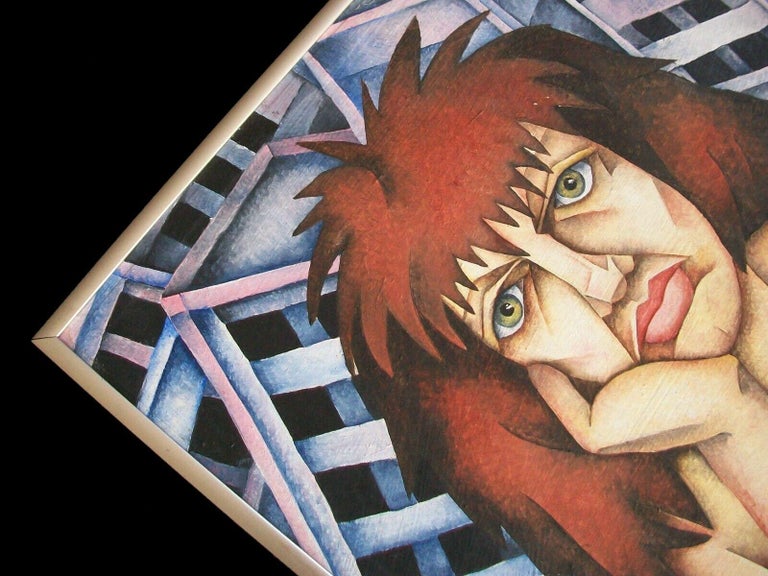 Derek Root, "Working Class", Framed Acrylic Painting, Canada, circa ...