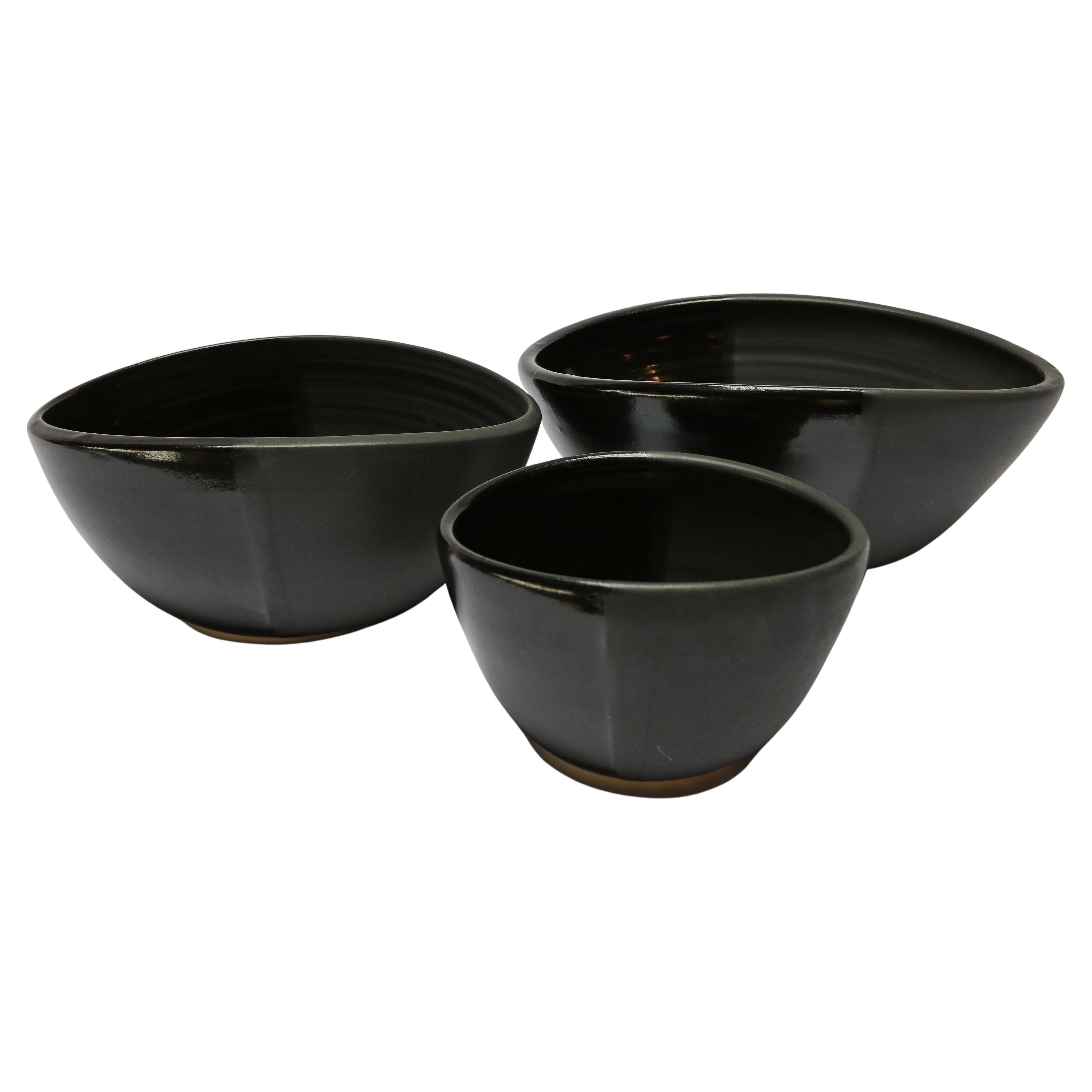 Footed Bowl in Blanc White and Noir Black by Style Union Home For Sale ...