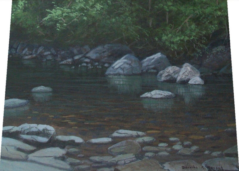 Derrill a. Rausch, Framed Coastal Oil Painting, Canada, Late 20th ...