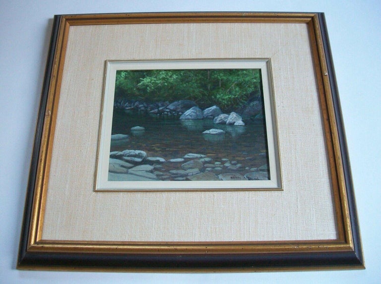 Derrill a. Rausch, Framed Coastal Oil Painting, Canada, Late 20th ...