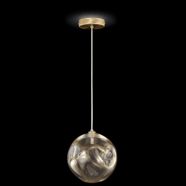 Desafinado Gold Pendant Light For Sale at 1stDibs