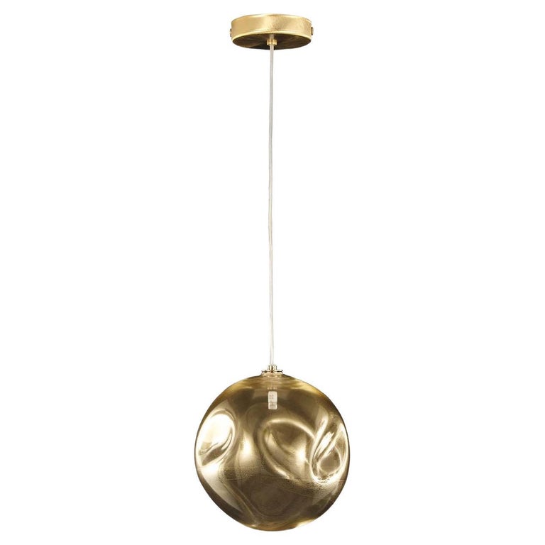 Desafinado Gold Pendant Light For Sale at 1stDibs