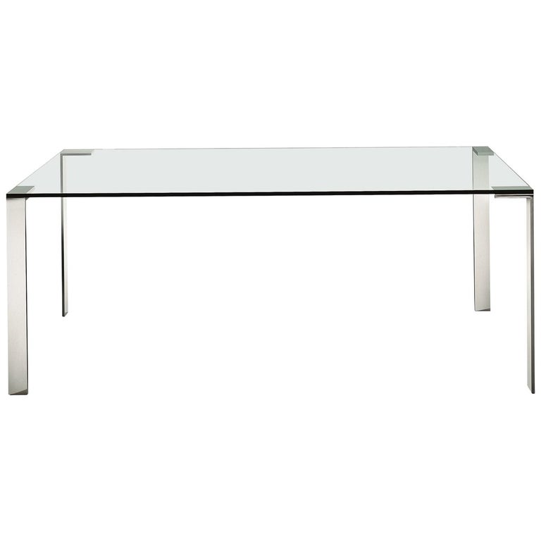 Desalto Liko Glass Table Designed by Arik Levy For Sale at 1stDibs