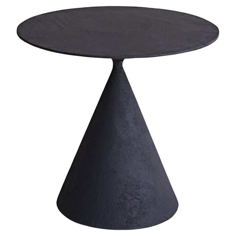 Desalto Mini Black Clay Side Table by Marc Krusin in Stock For Sale at ...
