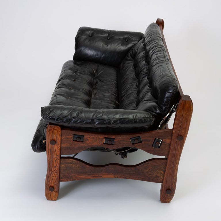 Descanso Sofa by Don Shoemaker for Señal in Cueramo and Leather at 1stDibs