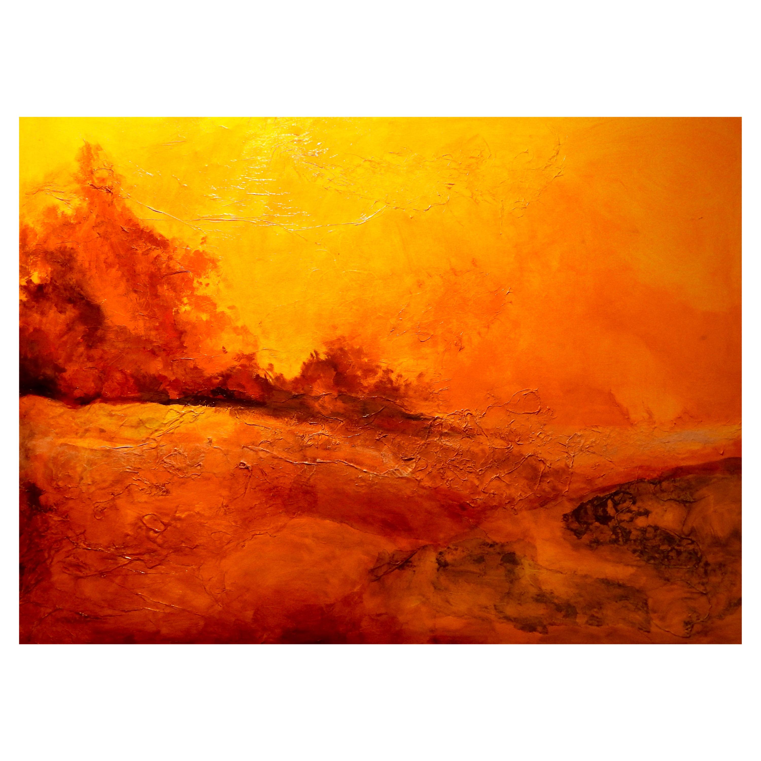 Eleanor Coen Expressionist Urban Landscape Painting For Sale at 1stdibs