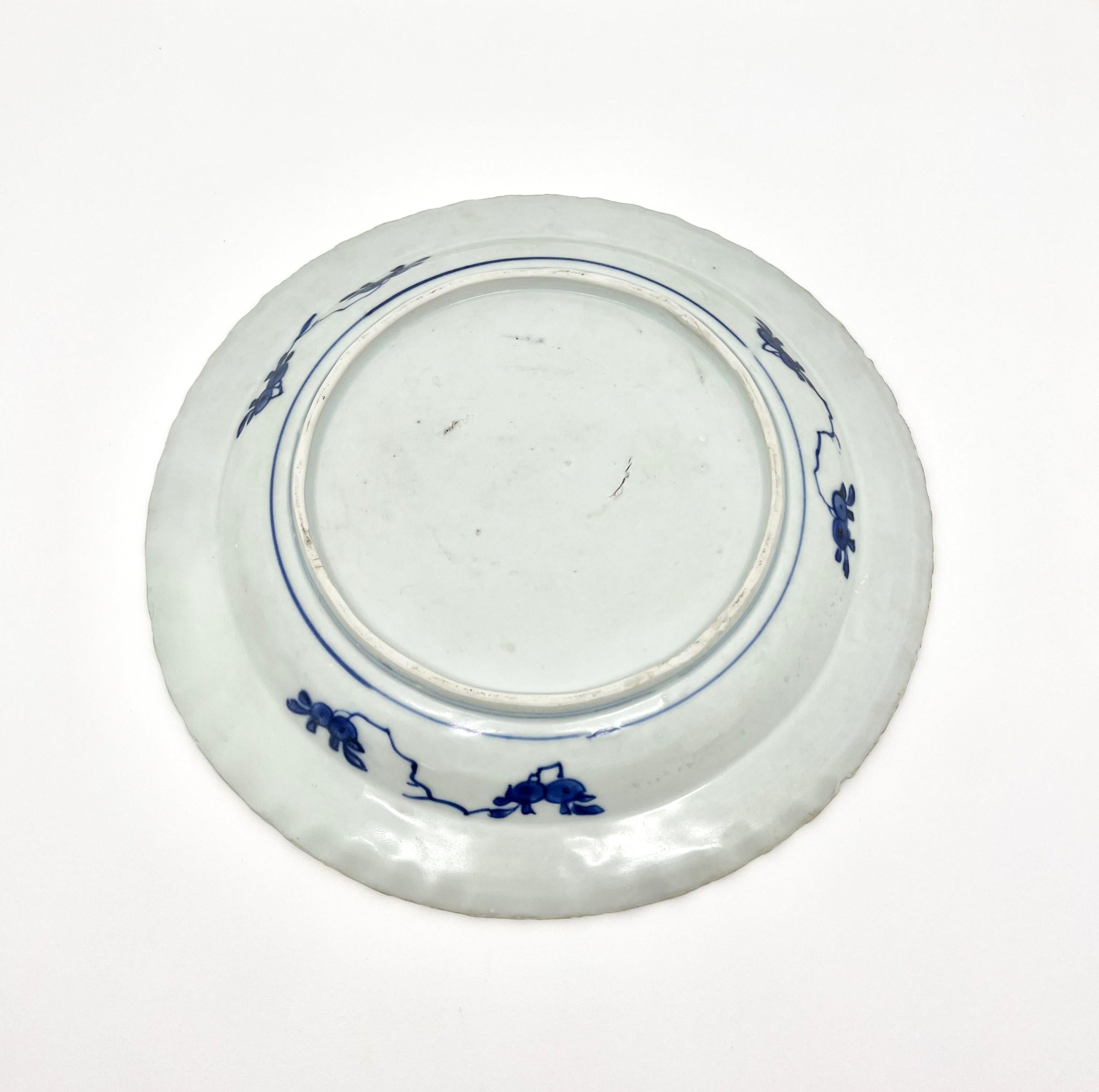 'Deshima Island' Pattern Blue and White dish c1725, Qing Dynasty ...