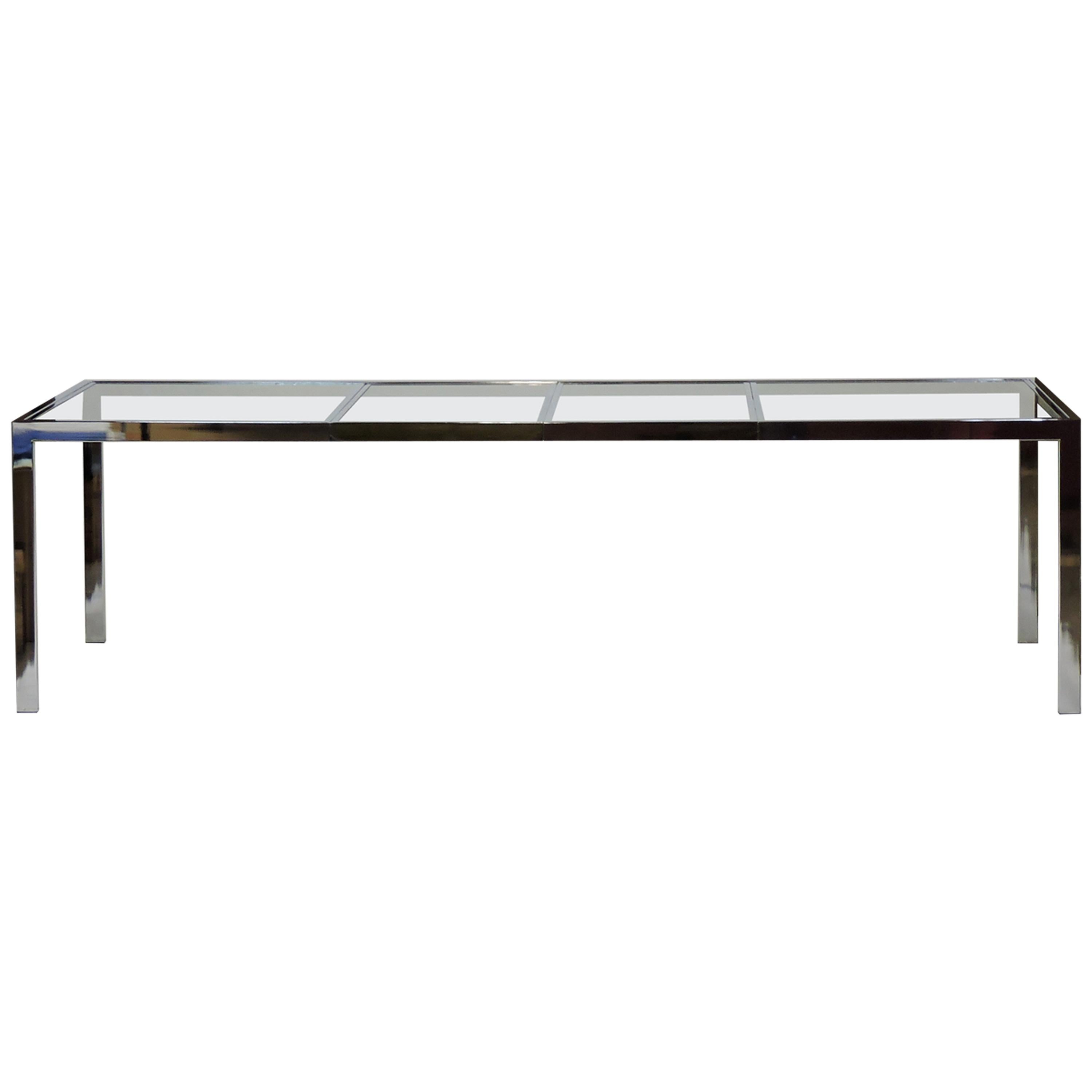 Design Institute America DIA Mid-Century Modern Extendable Chrome ...