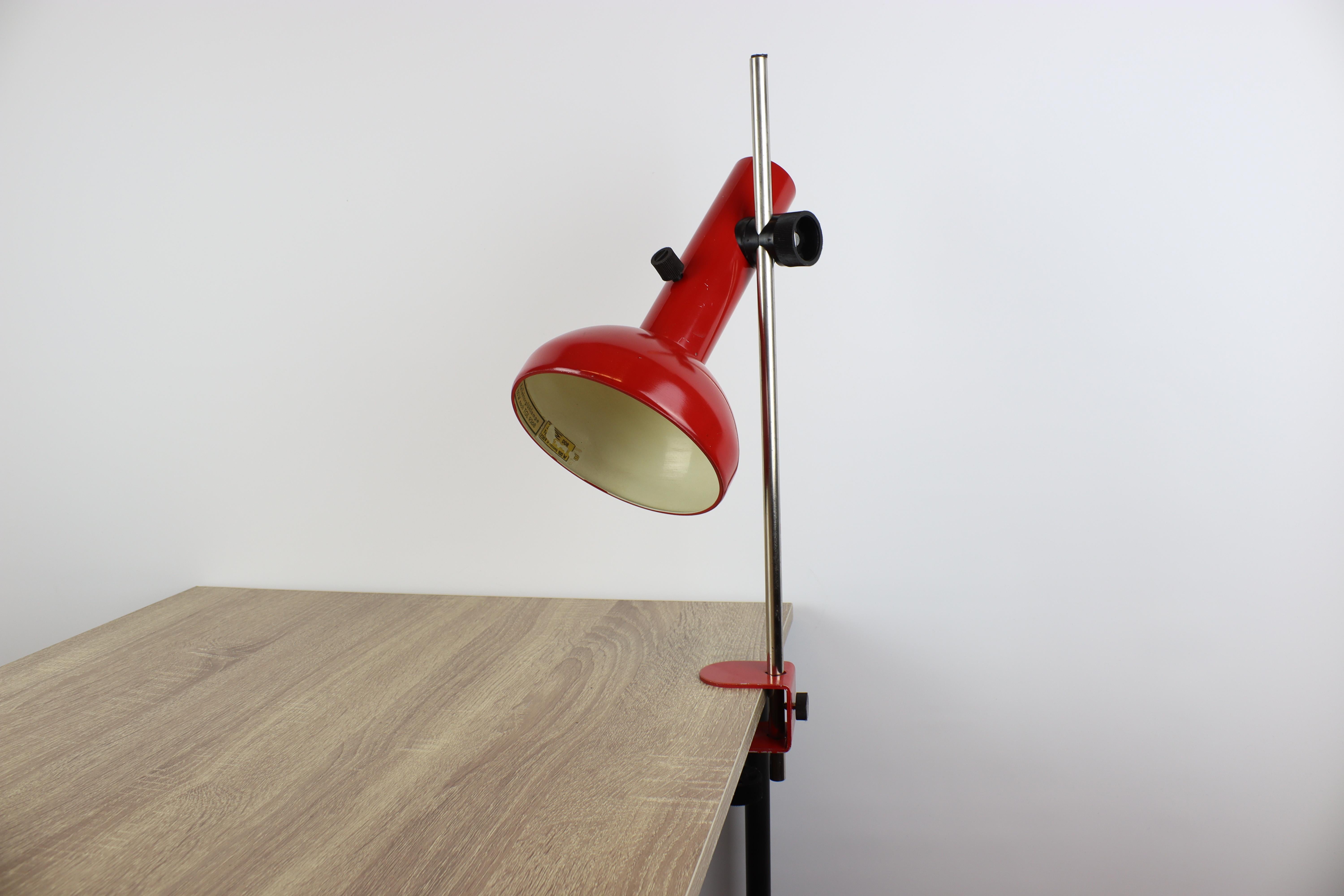 Design Rare Work Lamp Made in Germany in the 1960s For Sale at 1stDibs