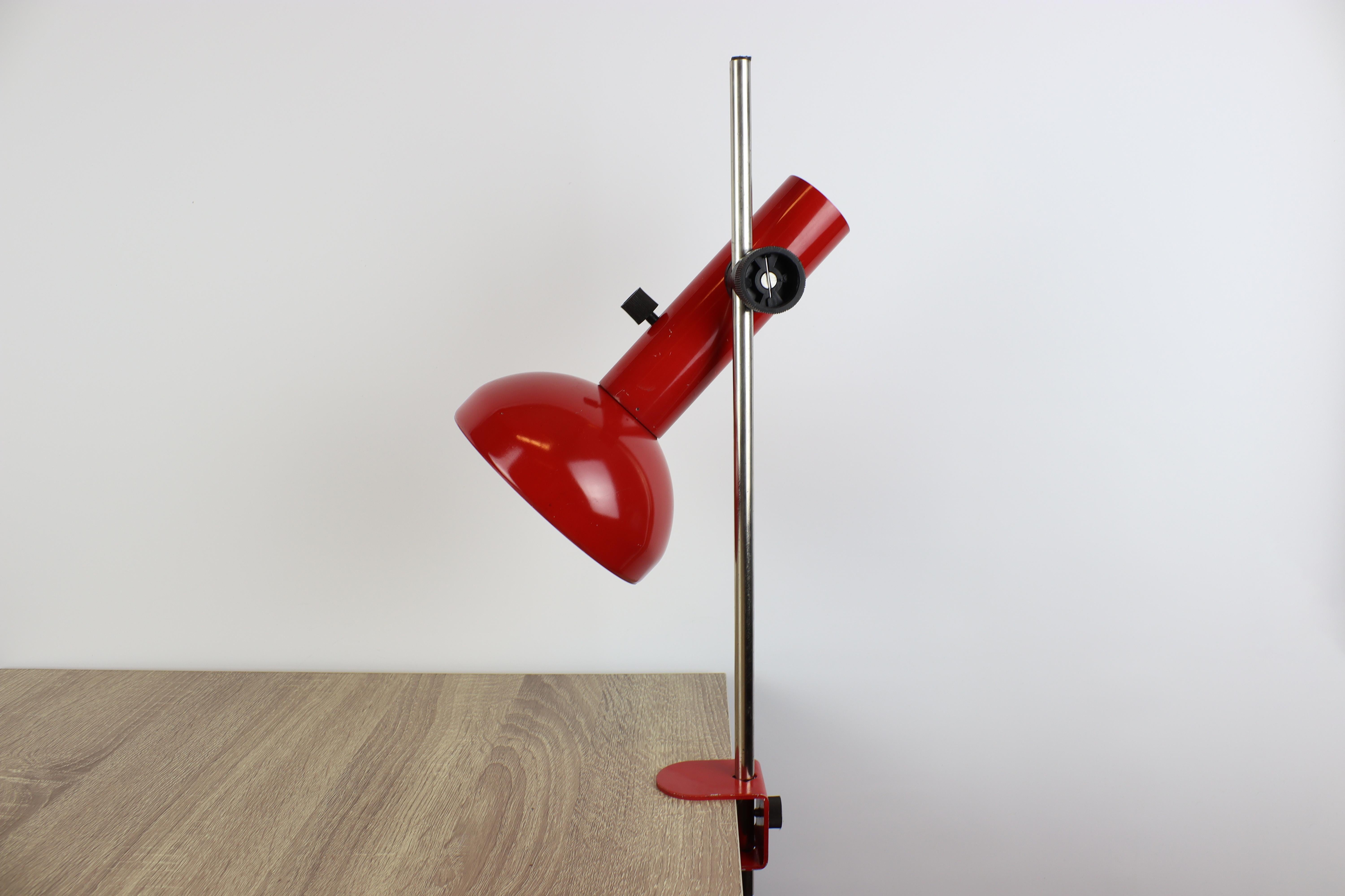 Design Rare Work Lamp Made in Germany in the 1960s For Sale at 1stDibs