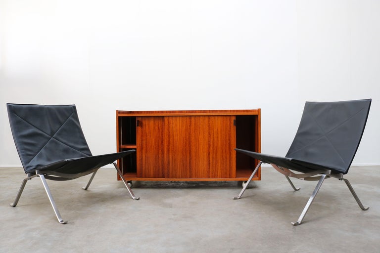 Design Sideboard / Cabinet by Florence Knoll for De Coene Leather ...