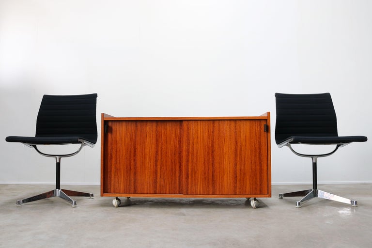 Design Sideboard / Cabinet by Florence Knoll for De Coene Leather ...