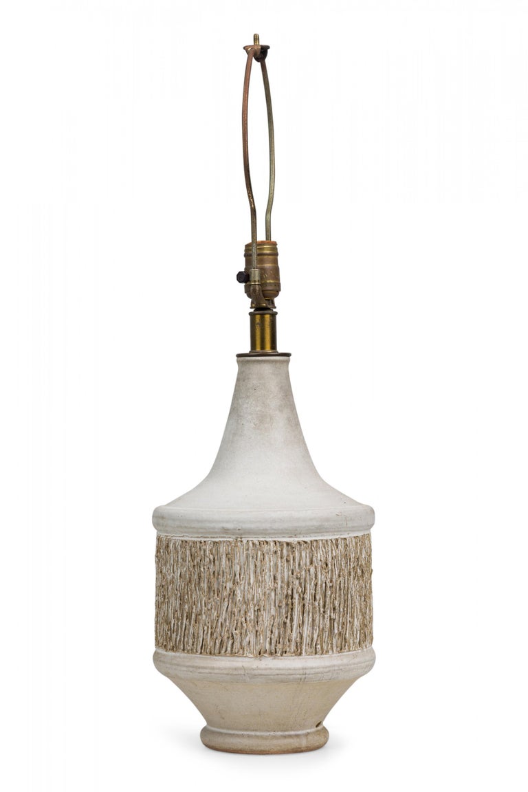 Design Technics American Ceramic Heavy Texture Beige Chalk Glazed Table ...