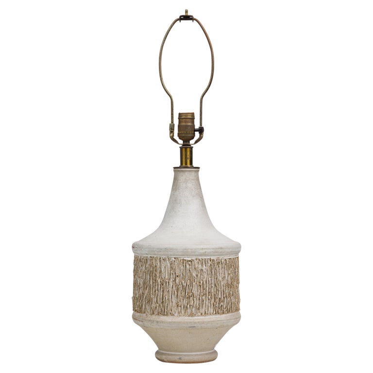 Design Technics American Ceramic Heavy Texture Beige Chalk Glazed Table ...