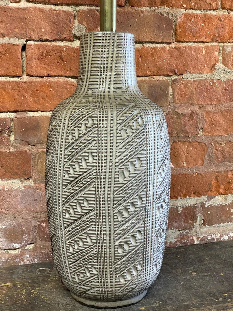Design Technics Lee Rosen Pottery Table Lamp For Sale at 1stDibs