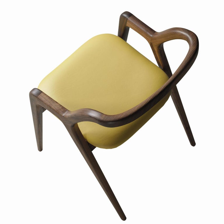 Design Walnut Chair For Sale at 1stDibs